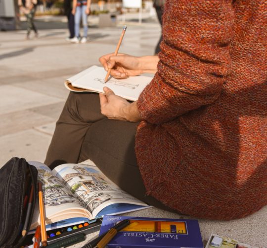 🎨 Malaga Drawing Tour: sketch you own postcard 💌 Oh My Good Guide